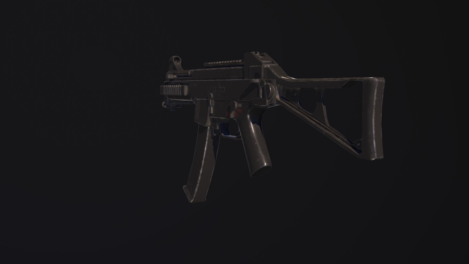 3D Weapon - Gun Smg Model - TurboSquid 1548185