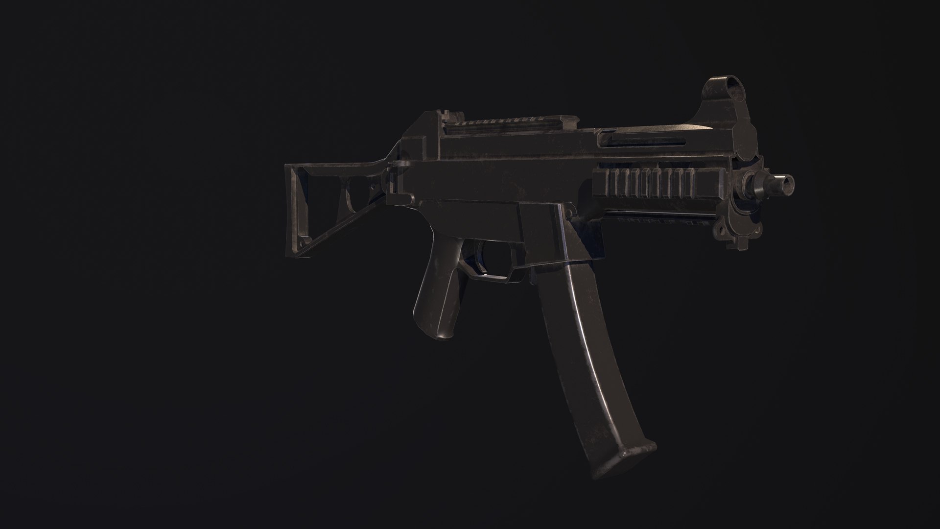 3D Weapon - Gun Smg Model - TurboSquid 1548185