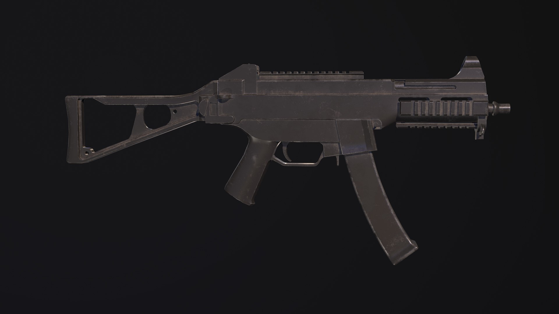 3D Weapon - Gun Smg Model - TurboSquid 1548185