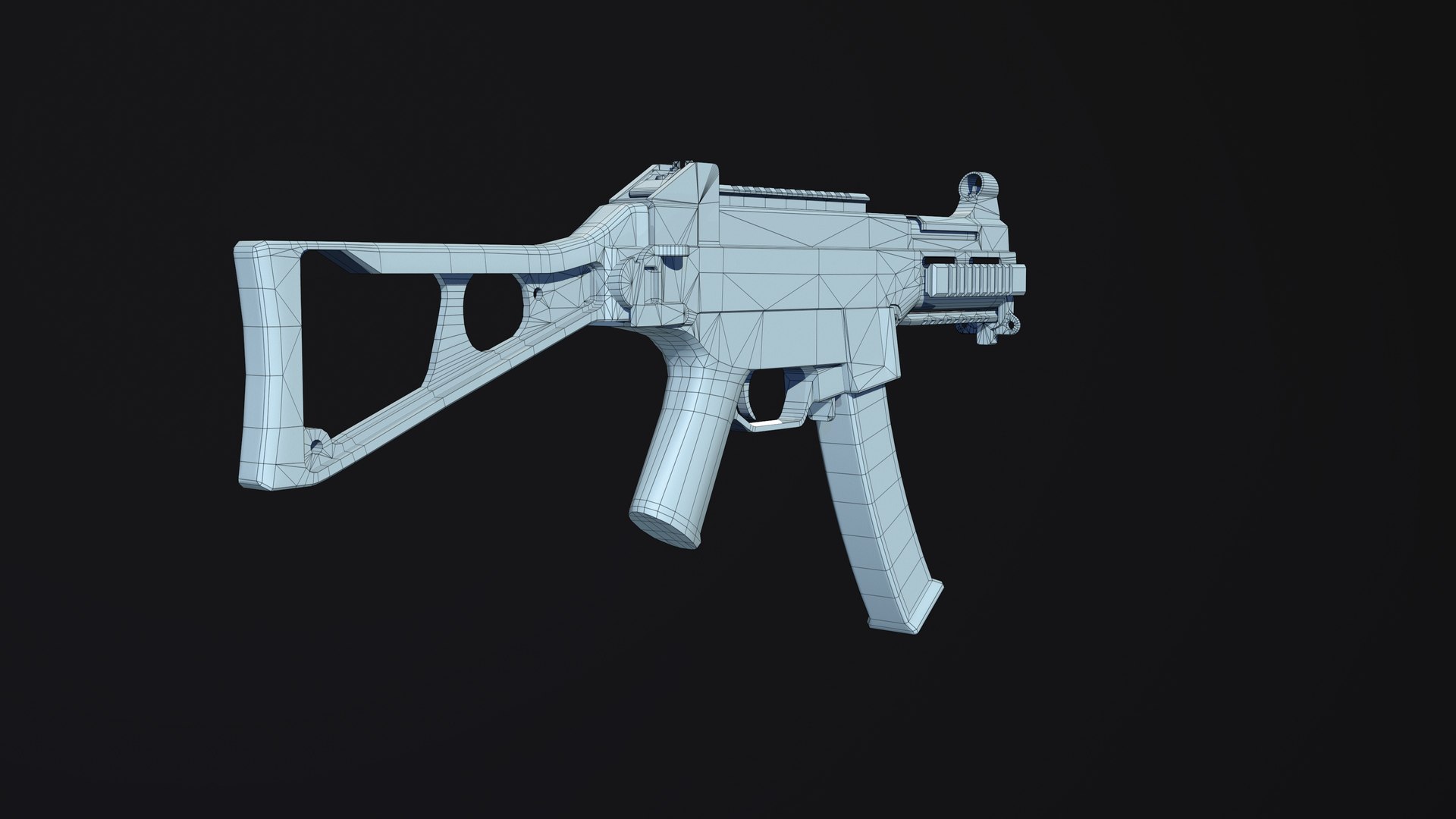 3D Weapon - Gun Smg Model - TurboSquid 1548185