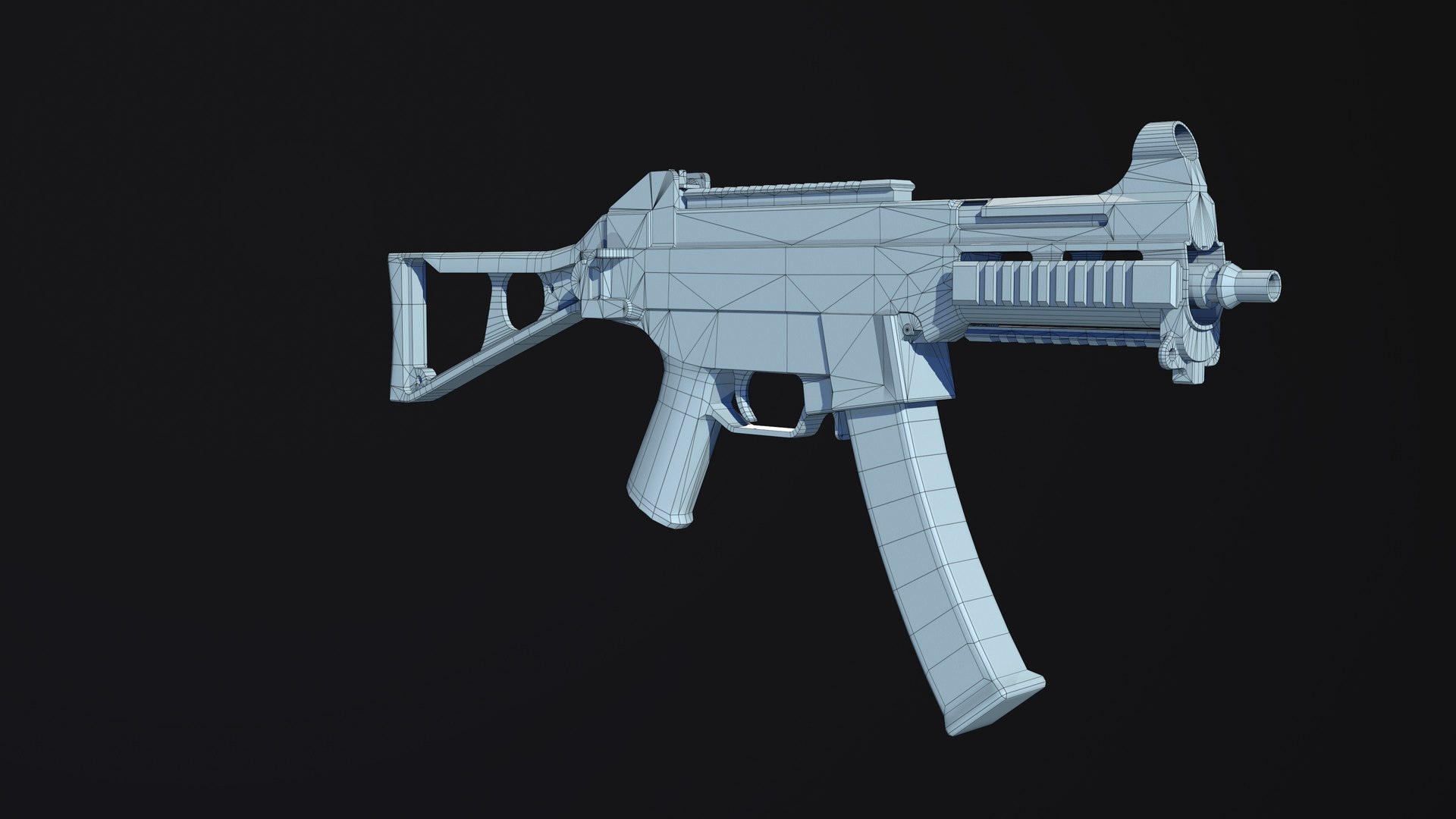 3D Weapon - Gun Smg Model - TurboSquid 1548185