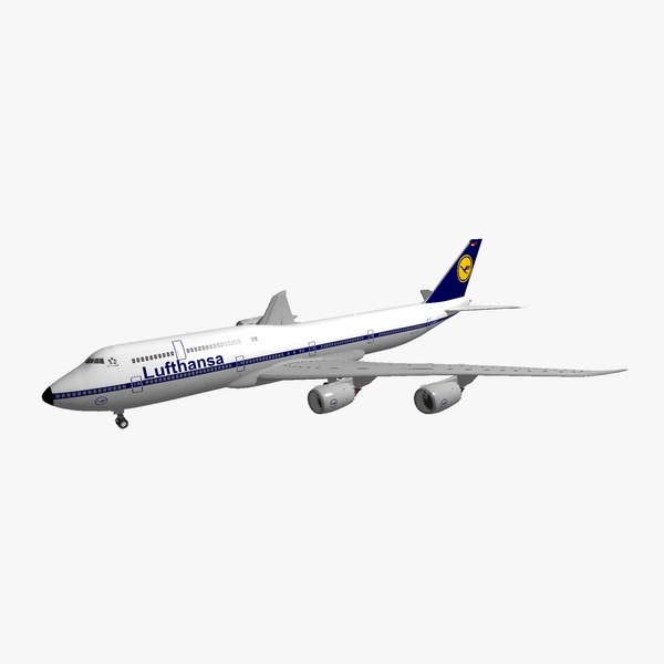 Boeing 747-8i Lufthansa retro 3D - TurboSquid 1861504