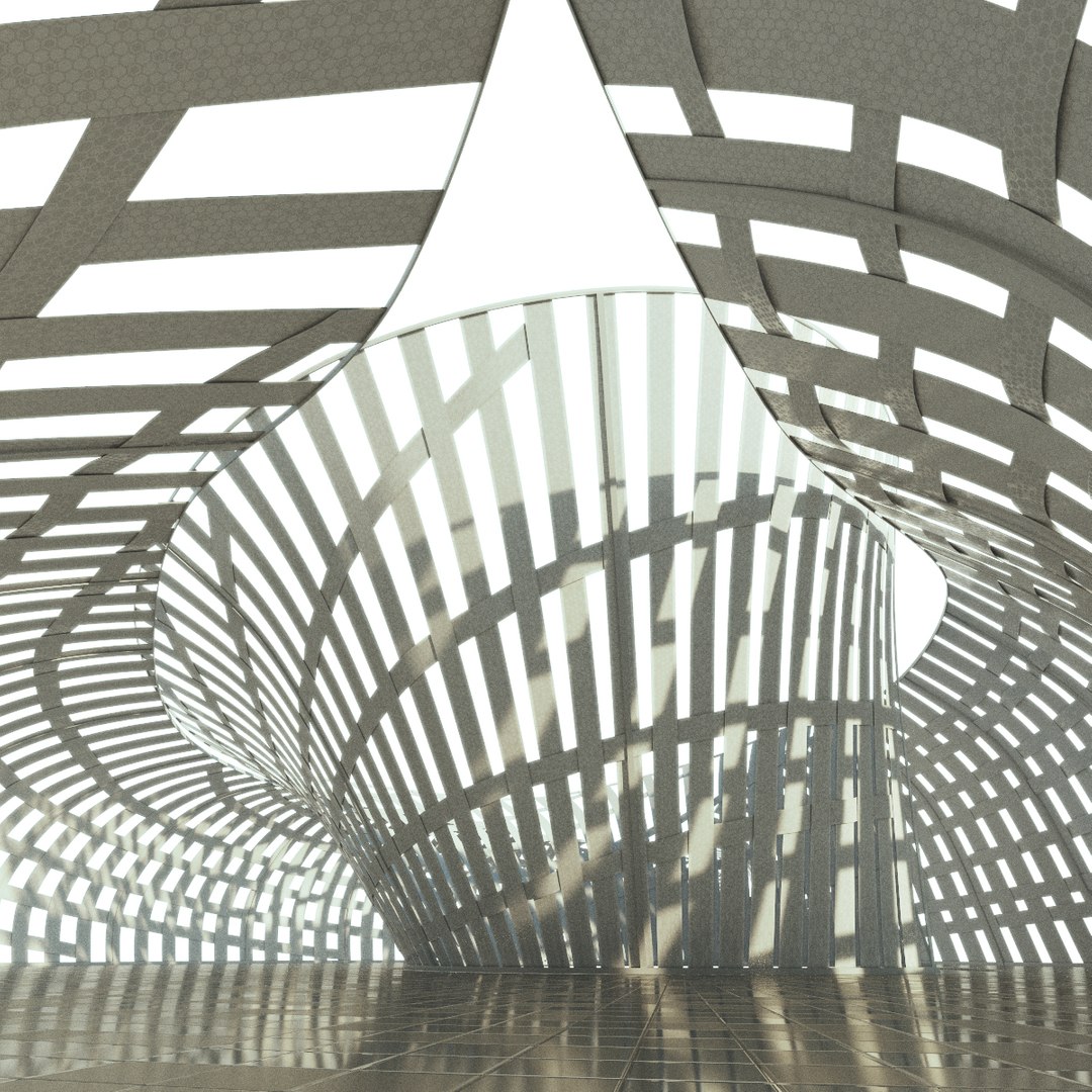 structure lights space 3d max