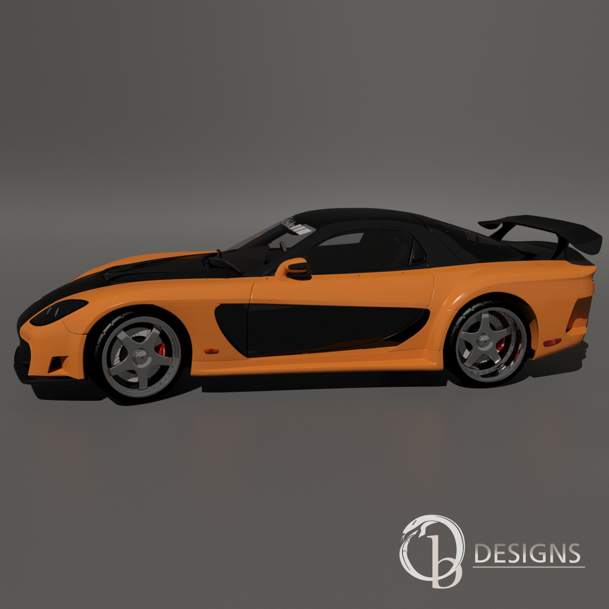 modelo 3d Tokyo Drift Mazda RX7 - TurboSquid 787542
