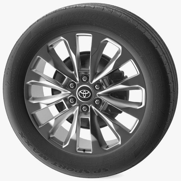 Toyota Land Cruiser Wheel 3D - TurboSquid 1807013