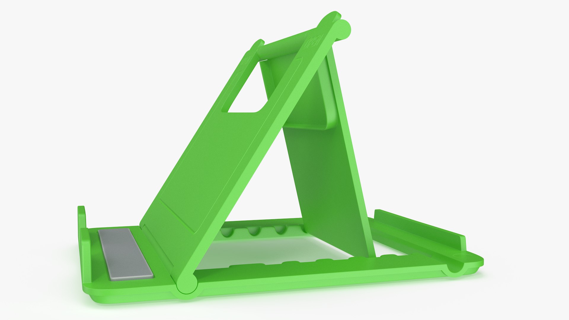 3D Stand For Phone Holder Green With Adjustable Tilt Angle Desktop ...