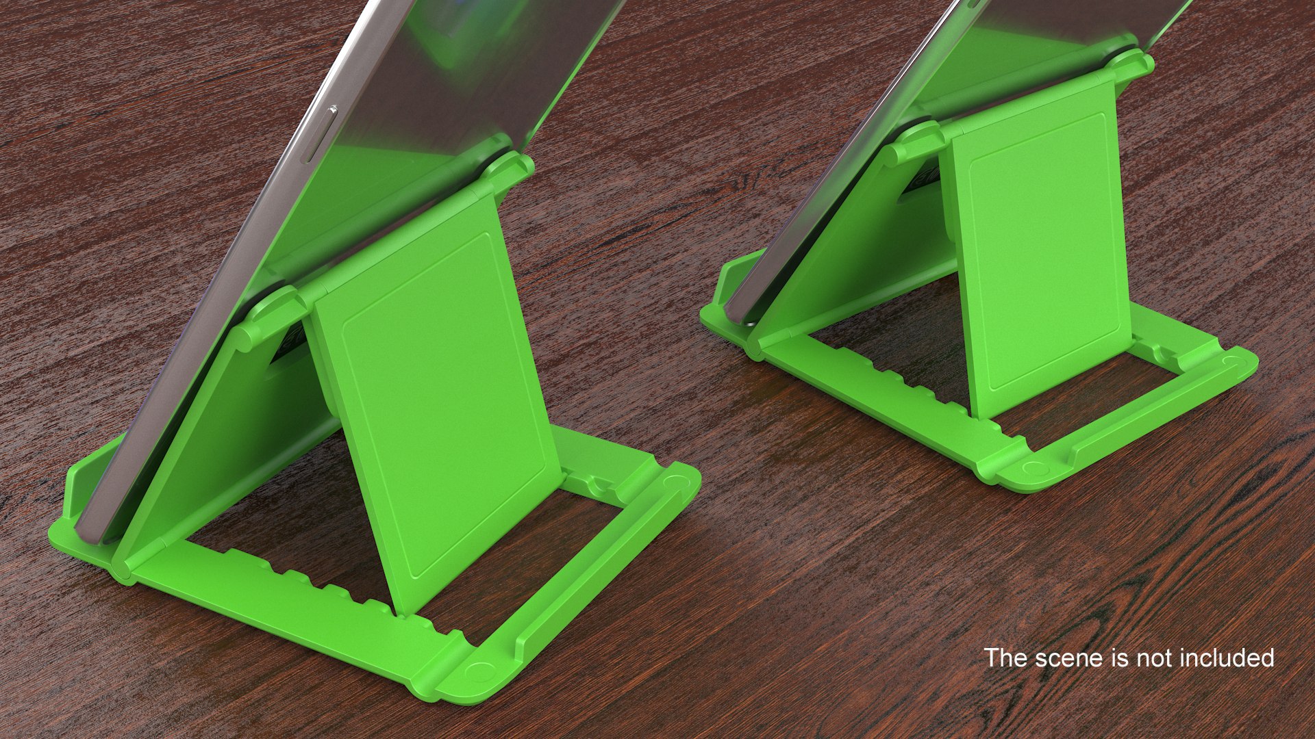 3D Stand For Phone Holder Green With Adjustable Tilt Angle Desktop ...
