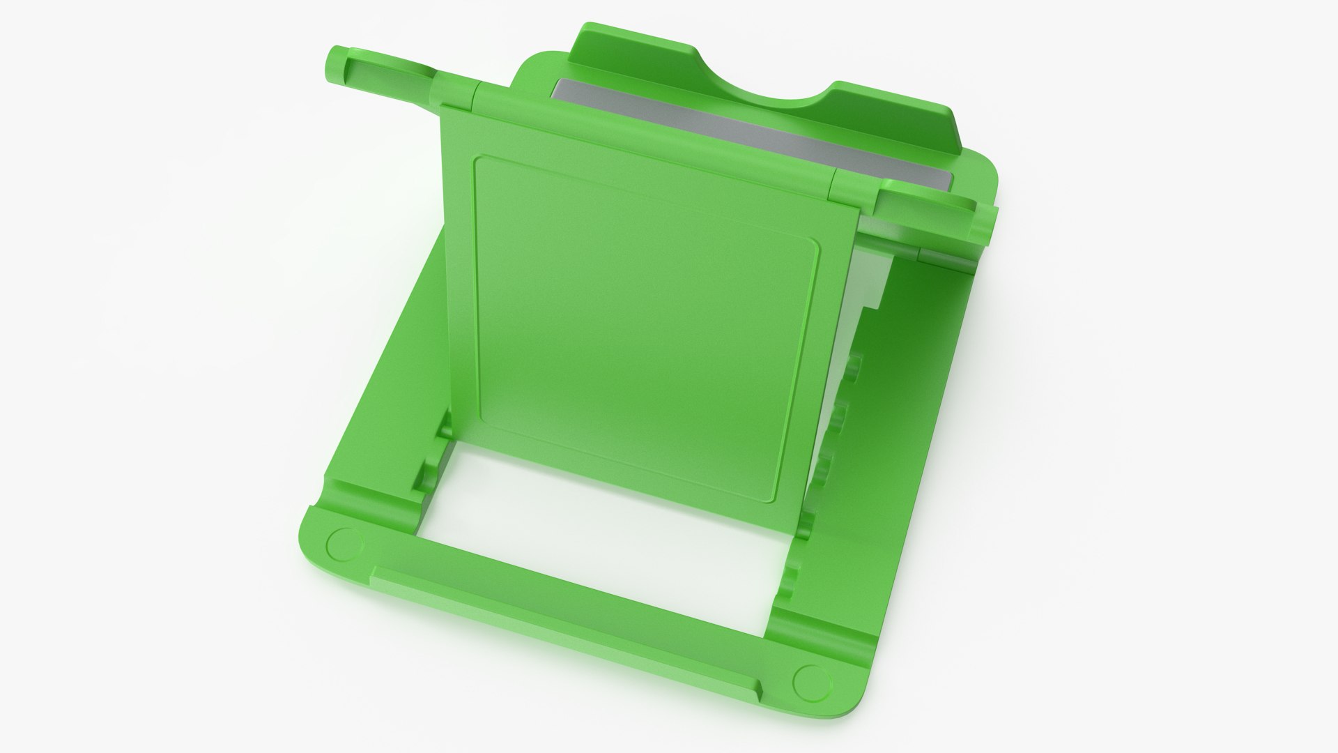 3D Stand For Phone Holder Green With Adjustable Tilt Angle Desktop ...