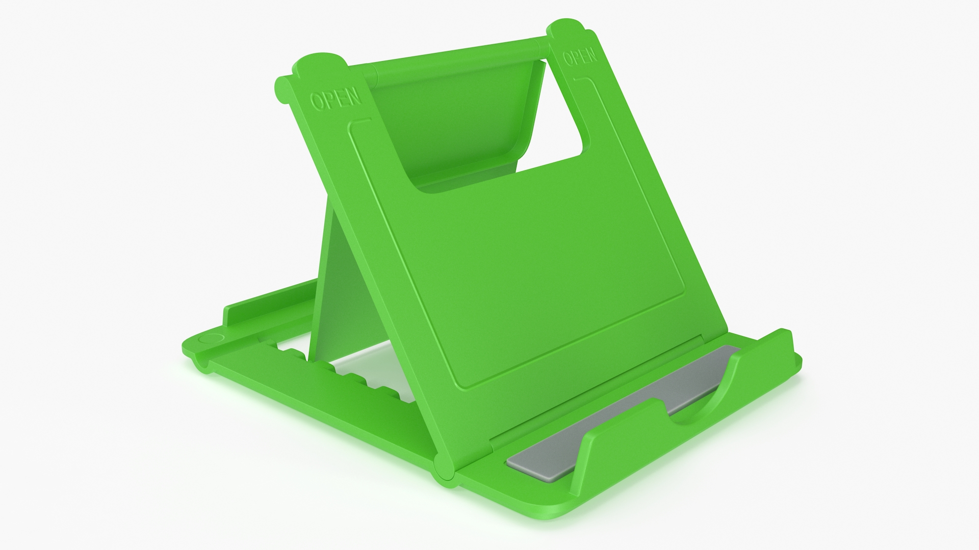 3D Stand For Phone Holder Green With Adjustable Tilt Angle Desktop ...