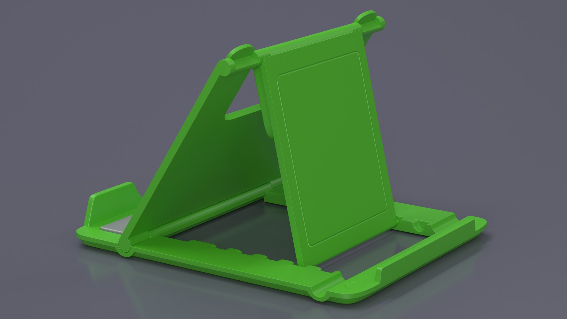 3D Stand For Phone Holder Green With Adjustable Tilt Angle Desktop ...