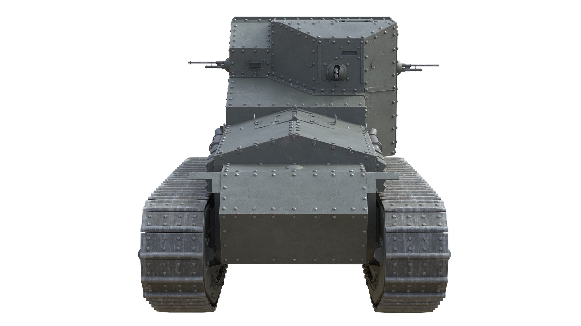 3D Medium Mark A Whippet Model - TurboSquid 2373112