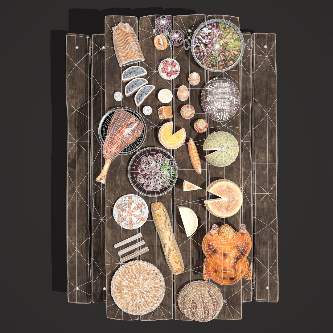 3D Medieval Picnic Version Two Model - TurboSquid 1961871
