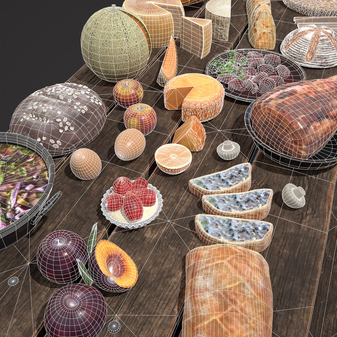 3D Medieval Picnic Version Two Model - TurboSquid 1961871