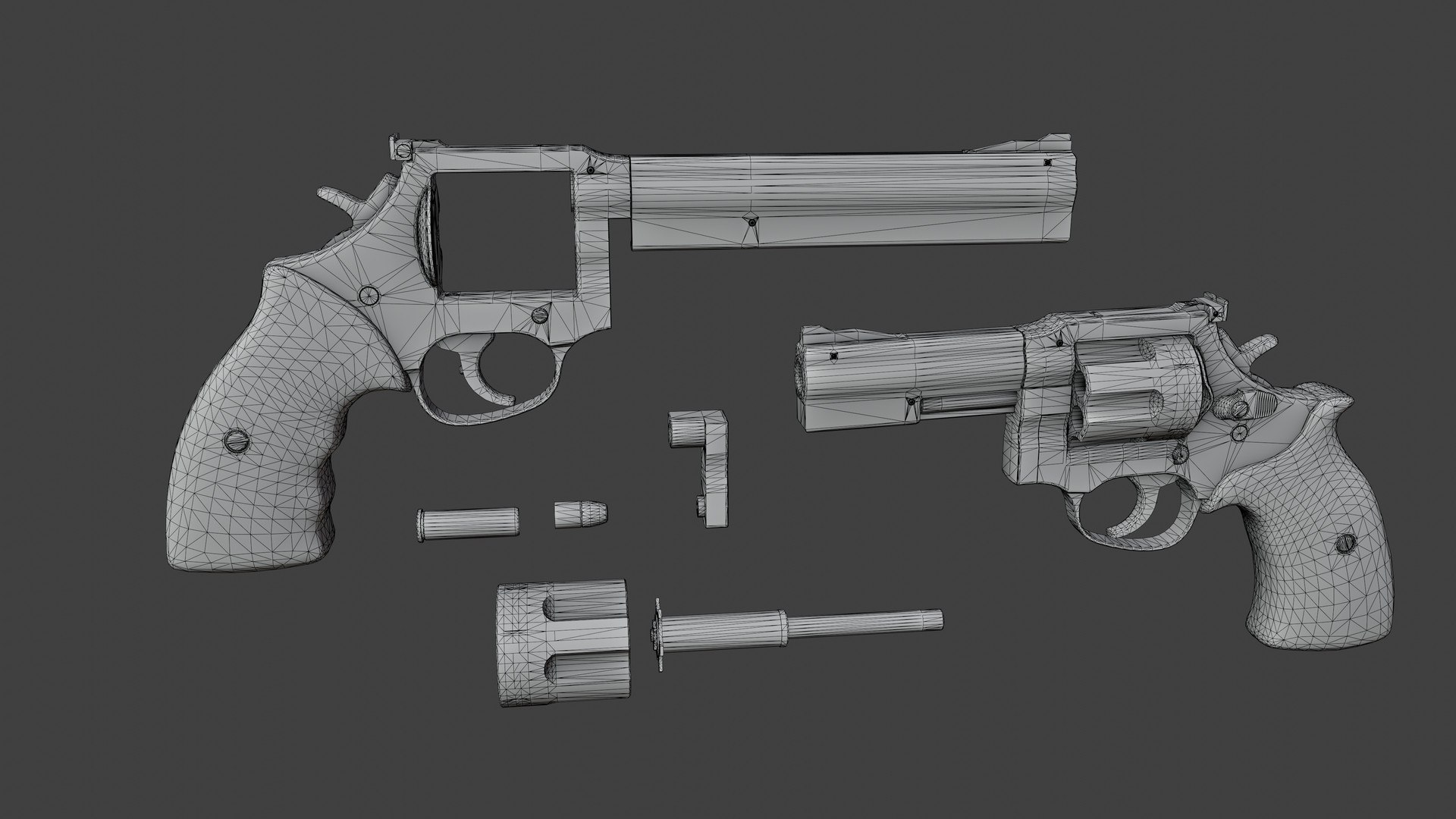 3D Model MR73 Revolver - TurboSquid 2189794