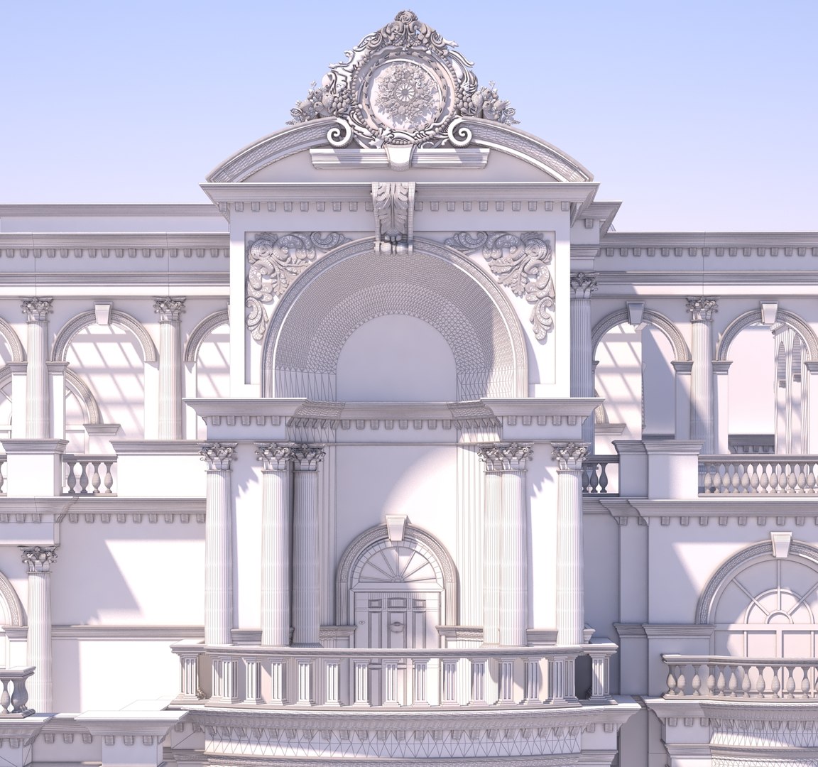 Classic Villa Mansion Obj