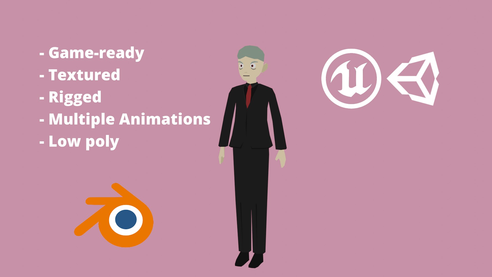 Boss Character with Animations 3D model - TurboSquid 2076260