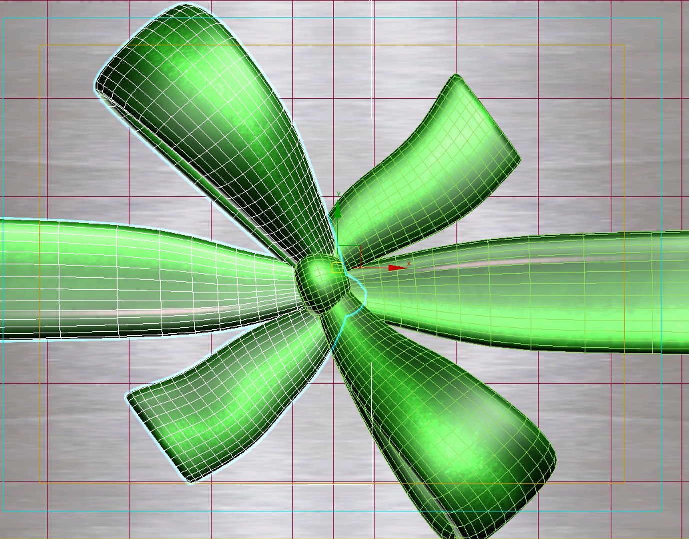 gift ribbon 3d model