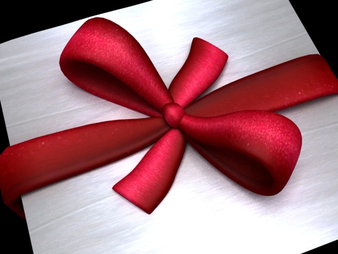 gift ribbon 3d model