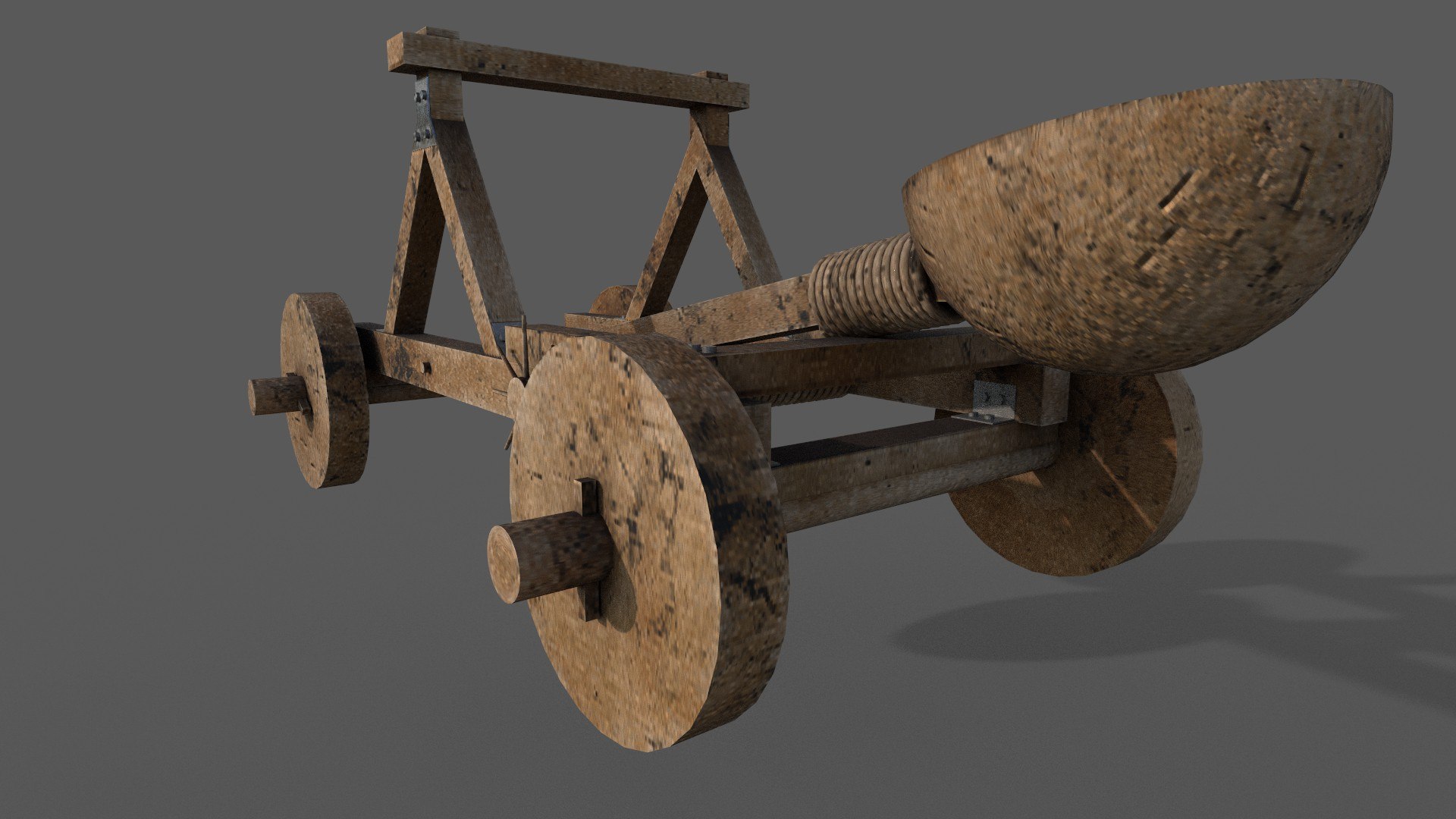 Medieval Catapult 3D - TurboSquid 1923582