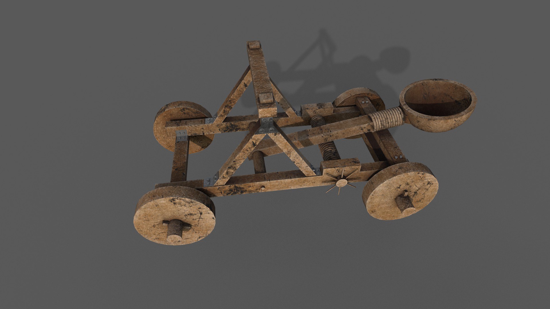 Medieval Catapult 3D - TurboSquid 1923582