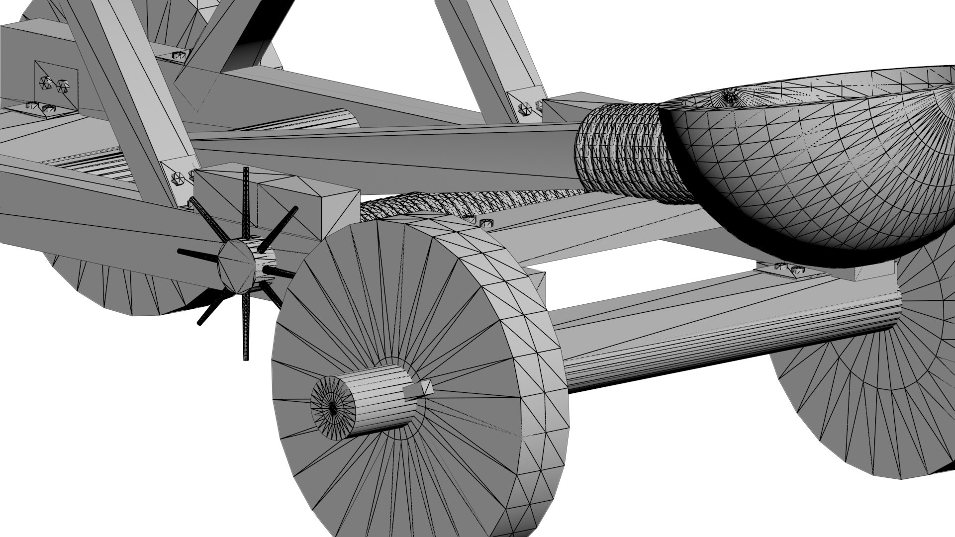 Medieval Catapult 3D - TurboSquid 1923582