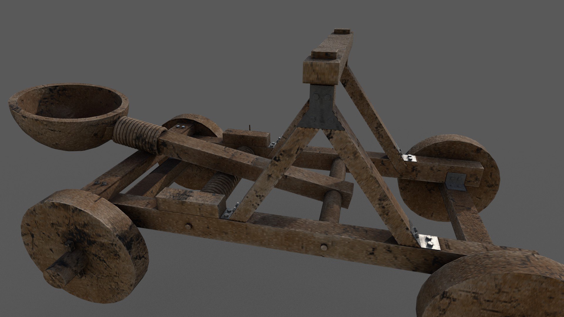 Medieval Catapult 3D - TurboSquid 1923582