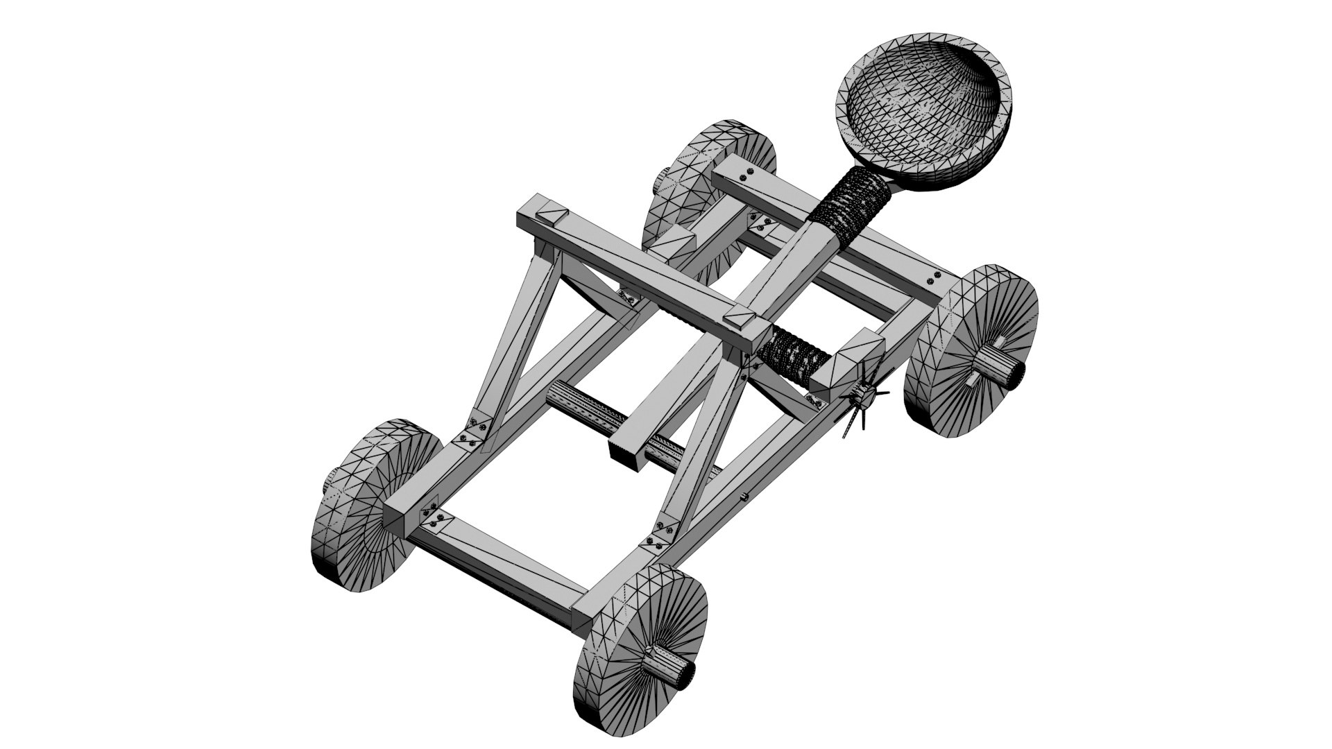 Medieval Catapult 3D - TurboSquid 1923582