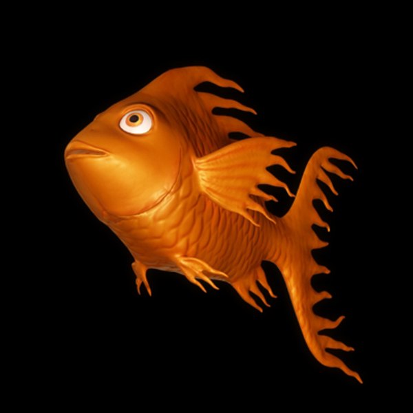 3d fish