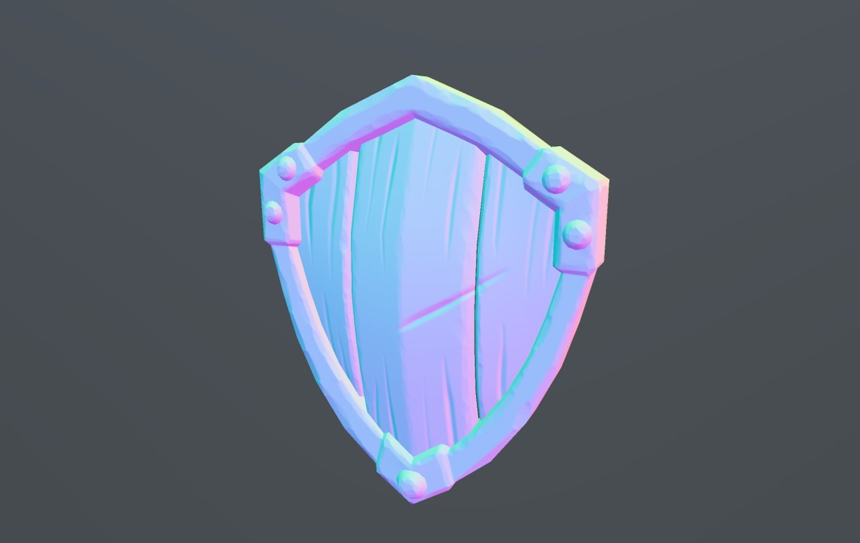 3D videogame stylized shield model - TurboSquid 1411147