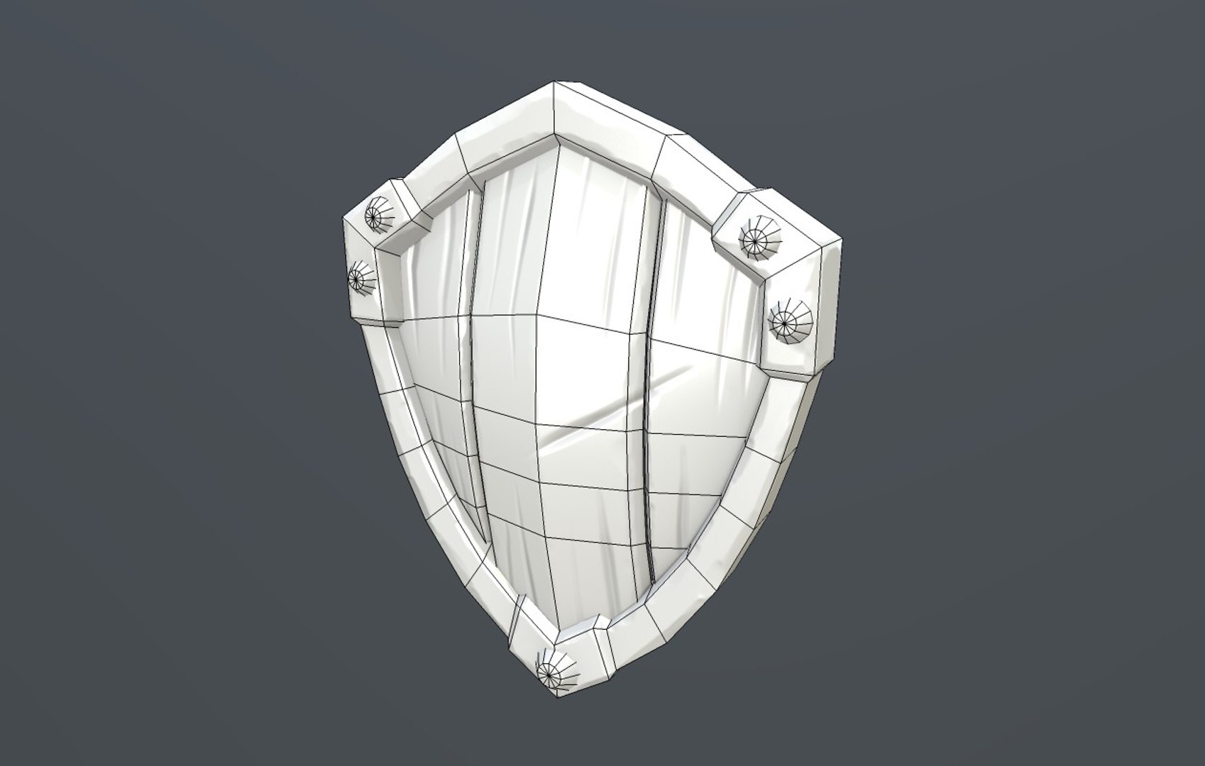 3D videogame stylized shield model - TurboSquid 1411147