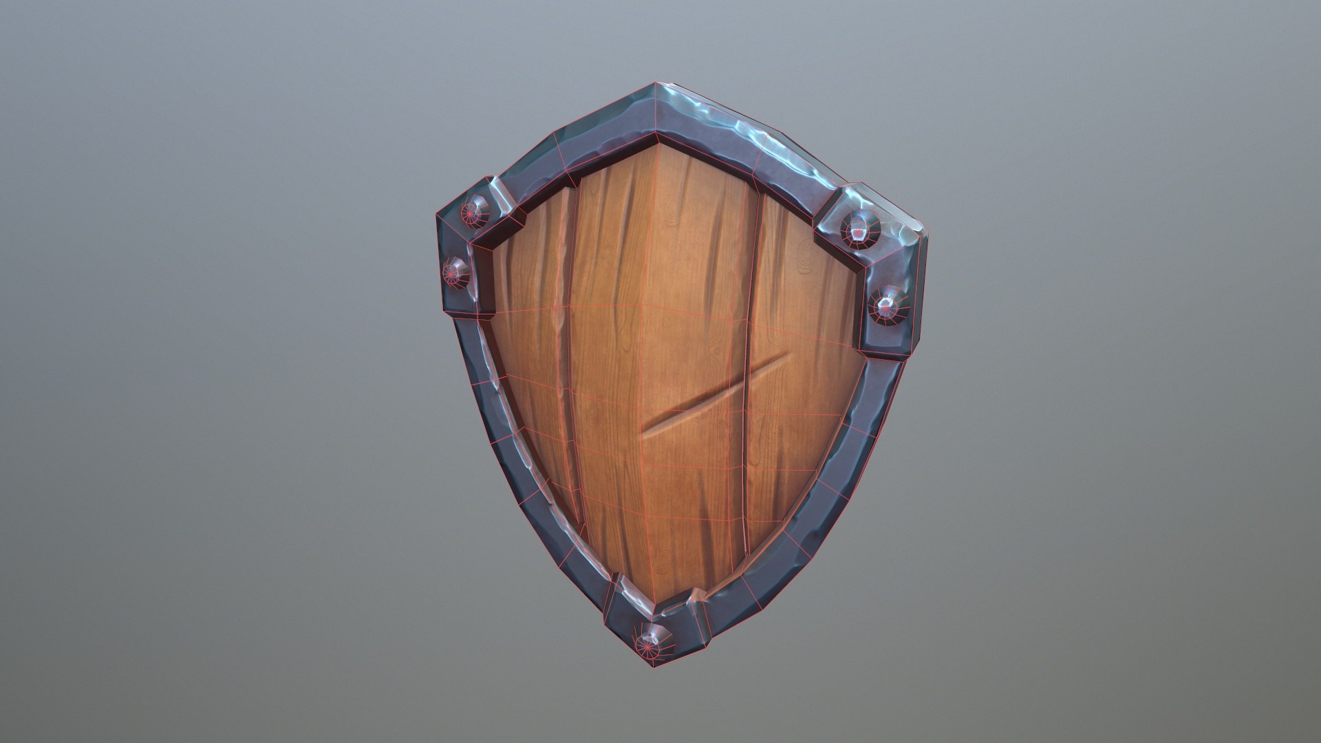 3D videogame stylized shield model - TurboSquid 1411147