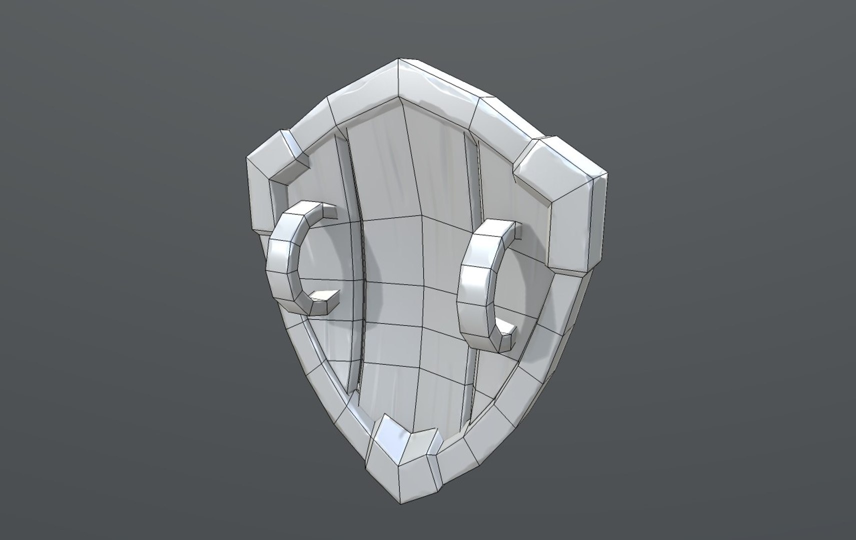3D videogame stylized shield model - TurboSquid 1411147