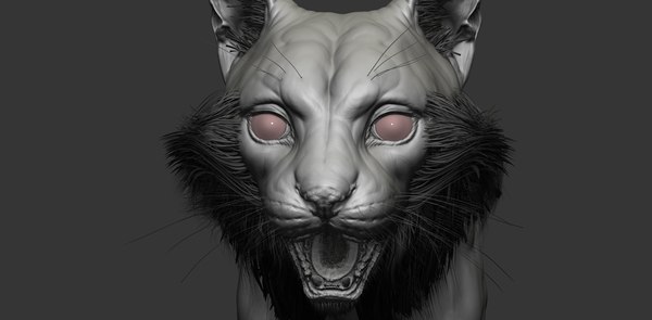 Fully Detailed Canadian Lynx Zbrush Sculpt 3D - TurboSquid 1829758