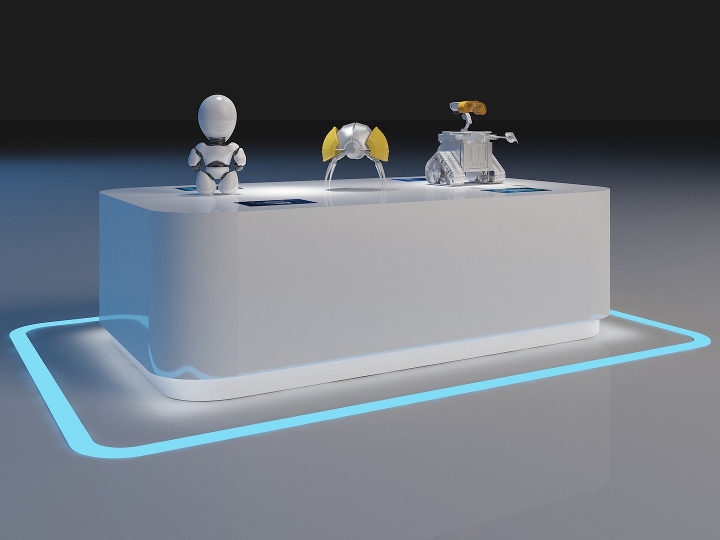 Showcase Display Stand 3D - TurboSquid 2283241