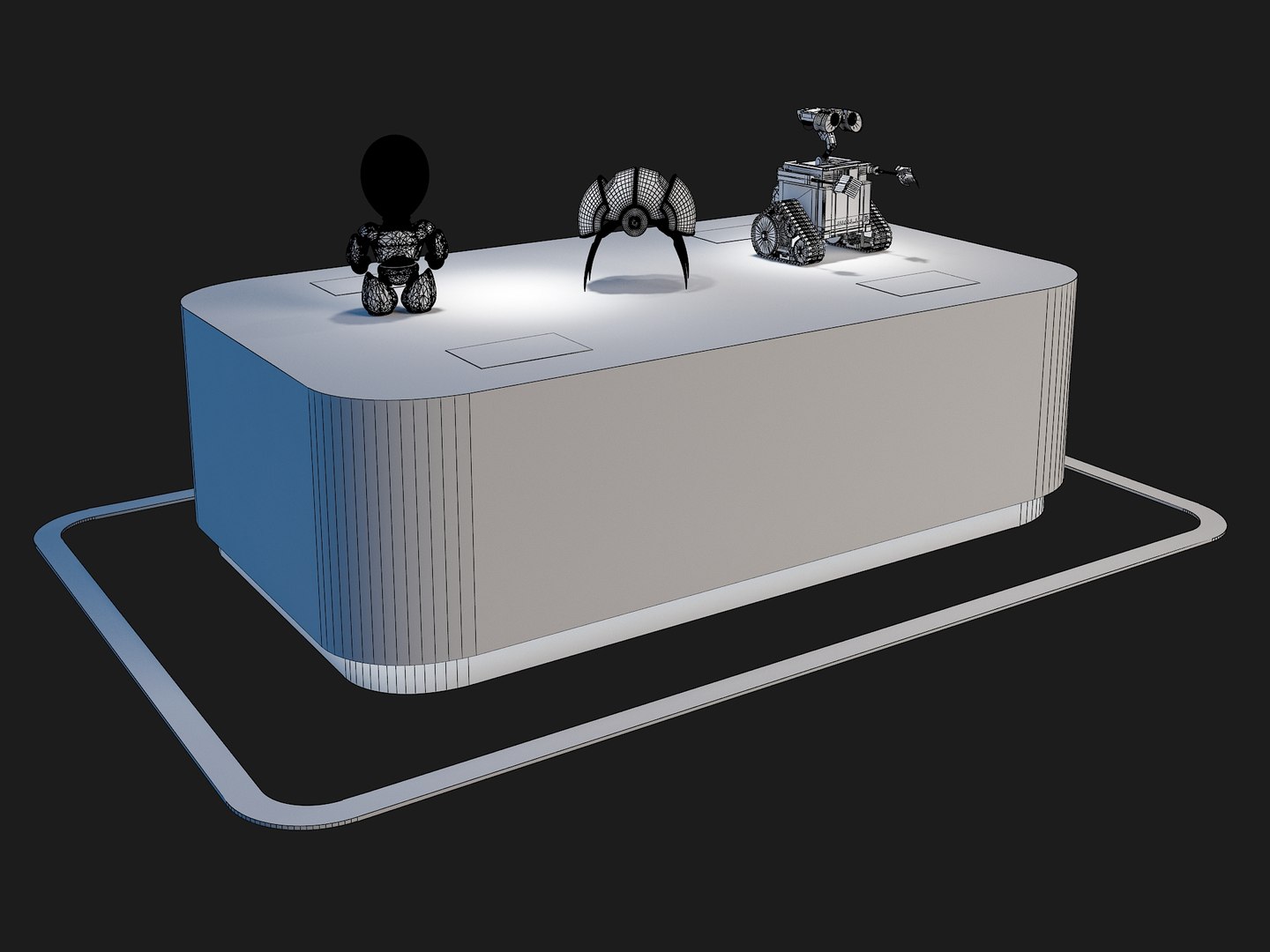 Showcase Display Stand 3D - TurboSquid 2283241