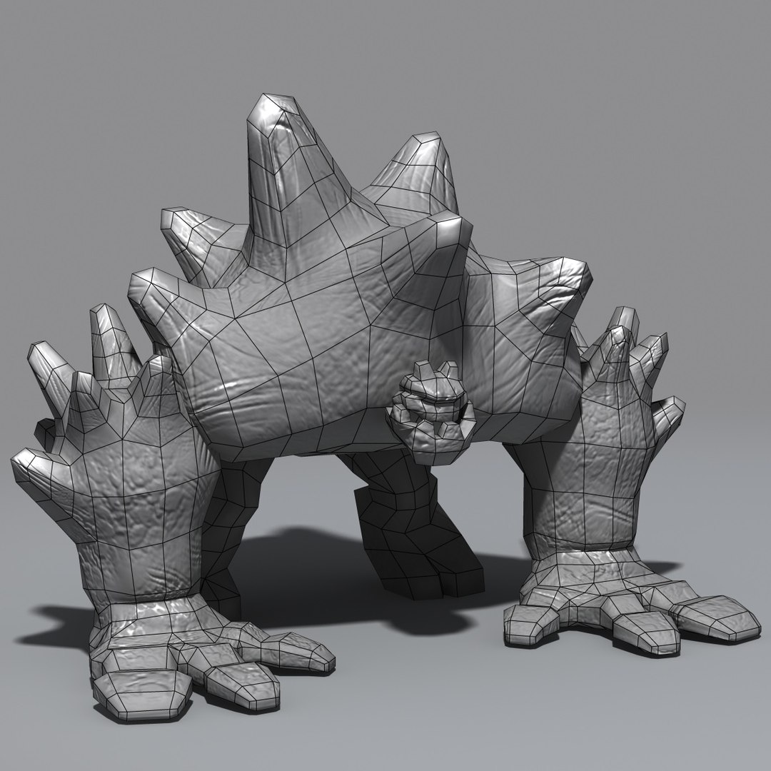 3d Model Magma Rigged