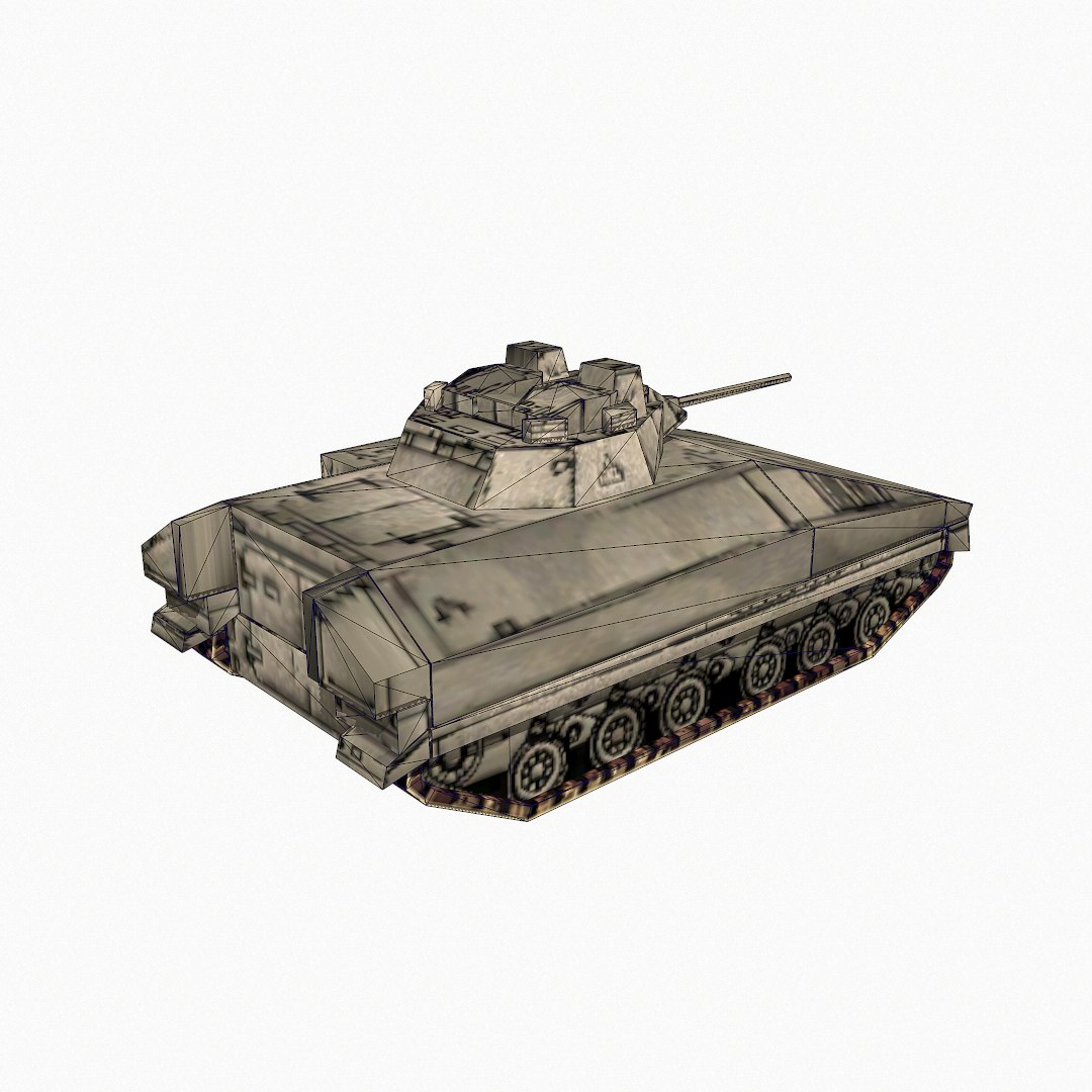 3d Warrior Fv510 Model