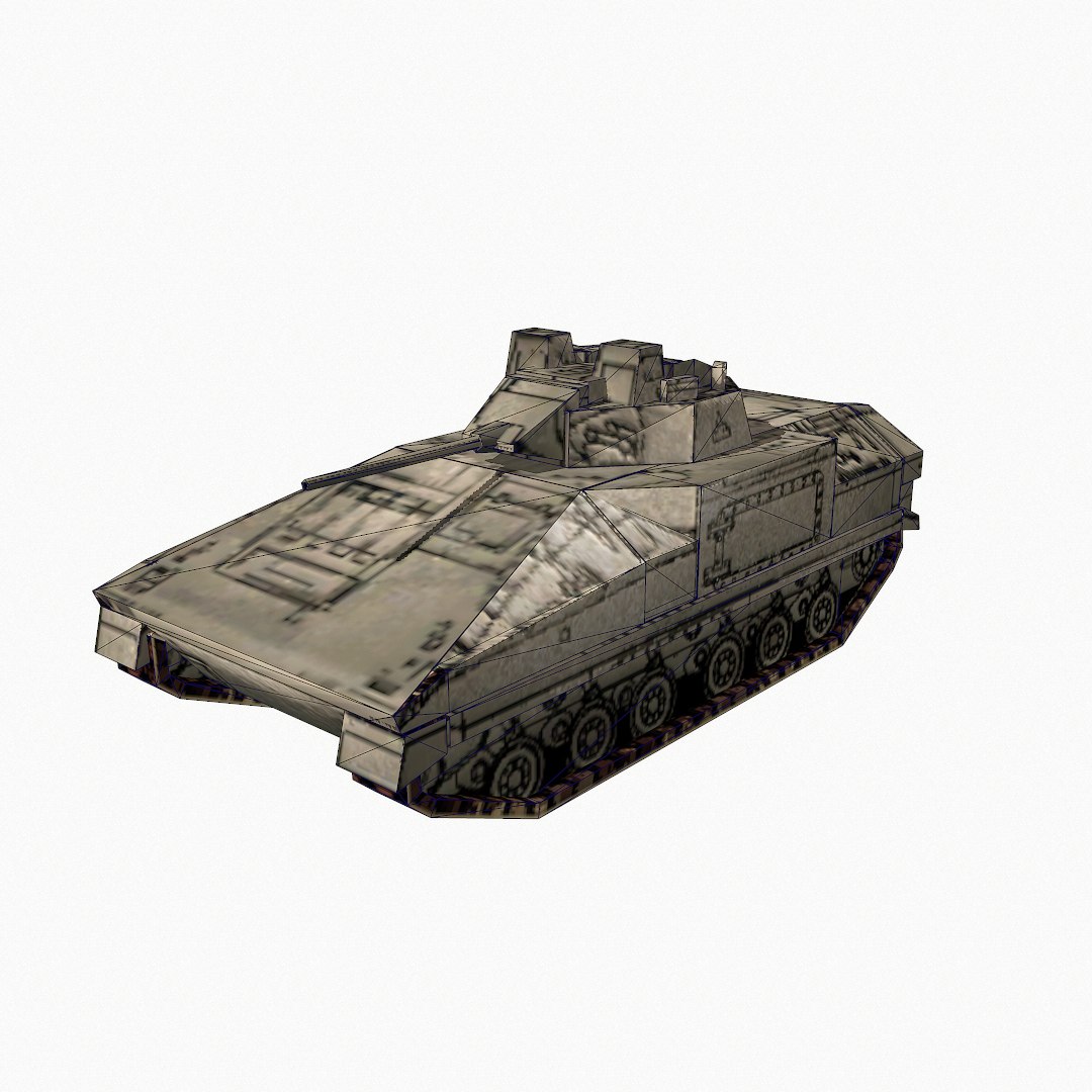 3d Warrior Fv510 Model