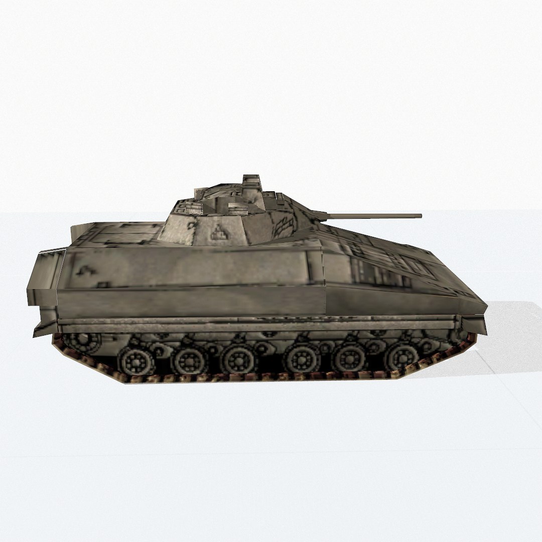 3d Warrior Fv510 Model