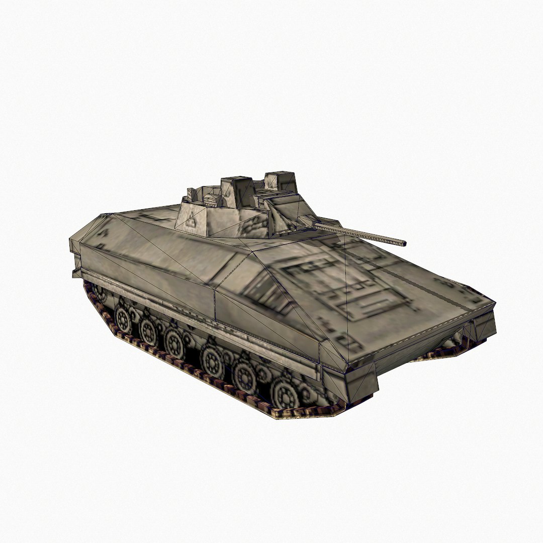 3d Warrior Fv510 Model