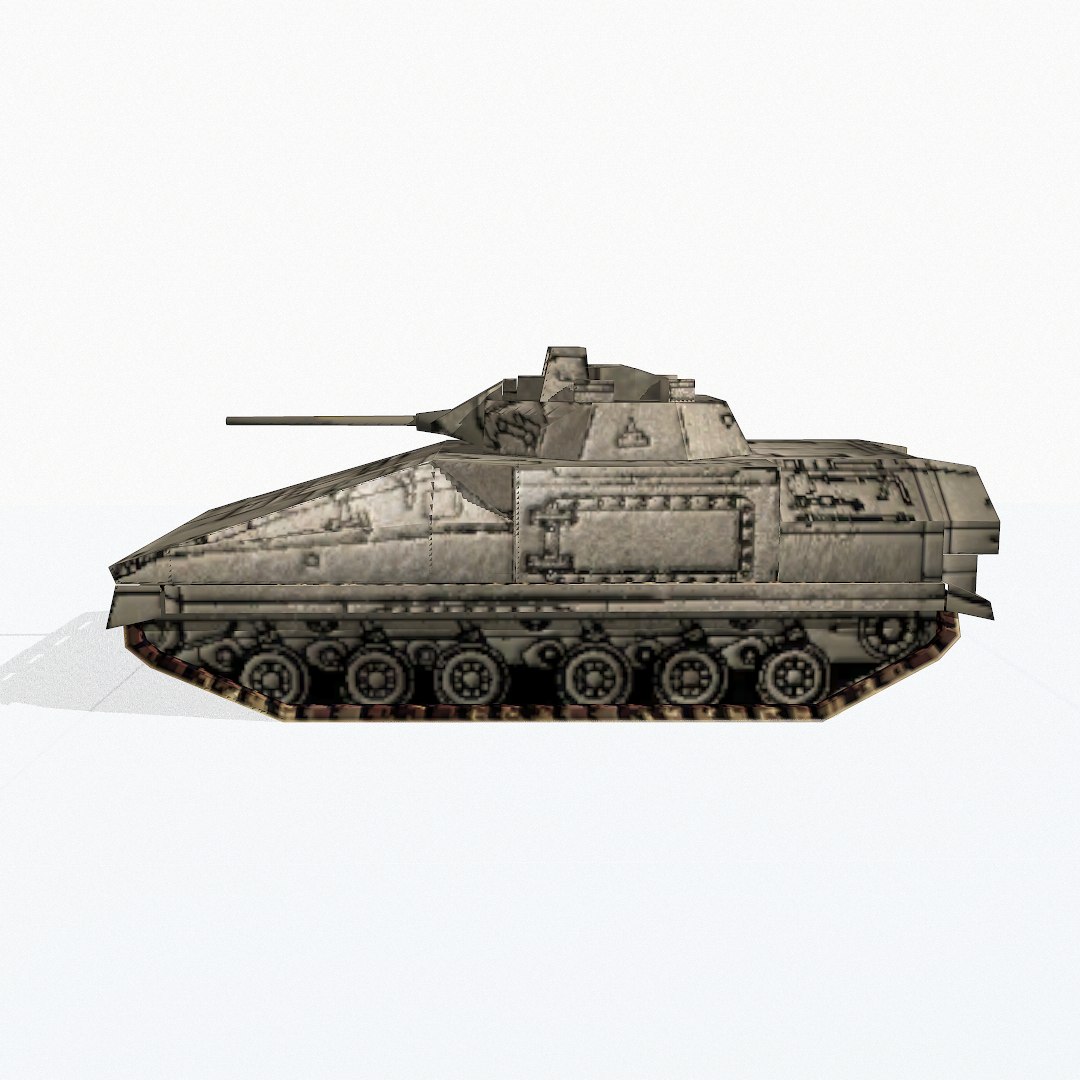 3d Warrior Fv510 Model