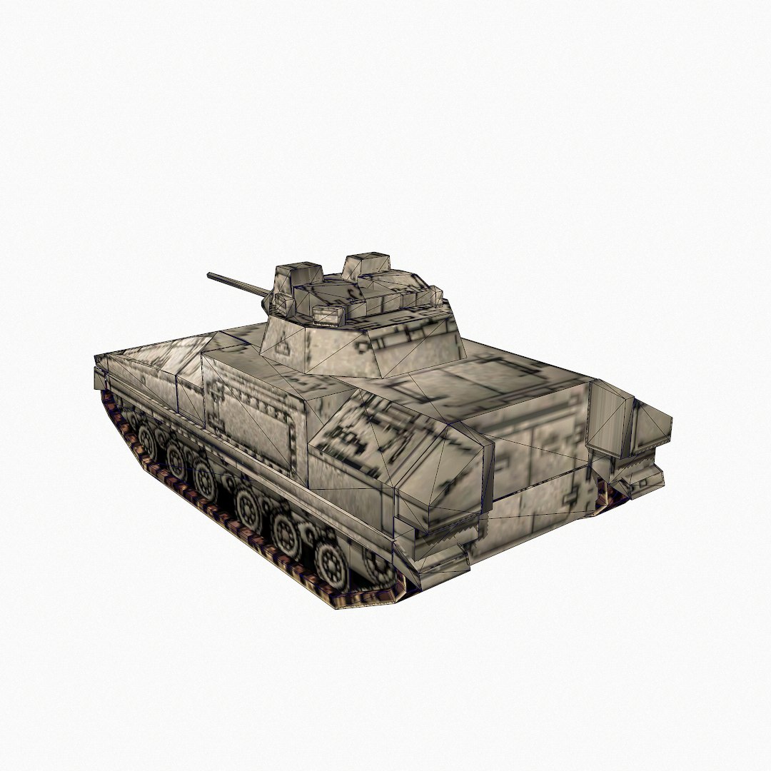 3d Warrior Fv510 Model