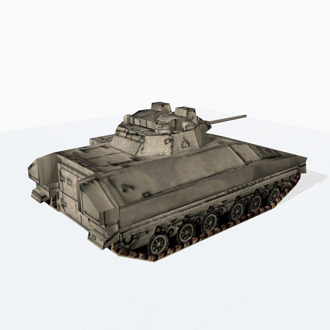 3d Warrior Fv510 Model