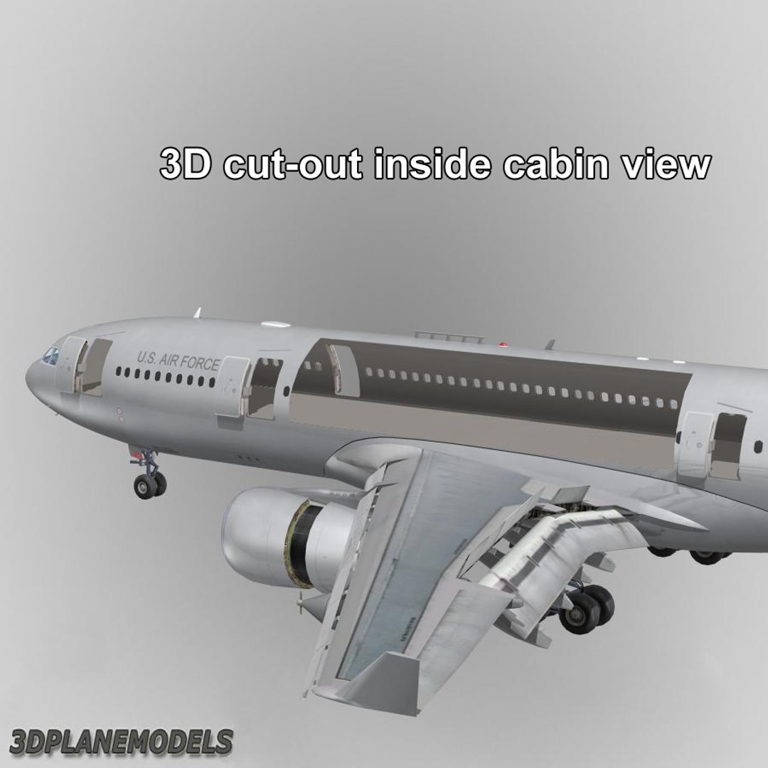 Airbus A330 Tanker Transport 3d Model