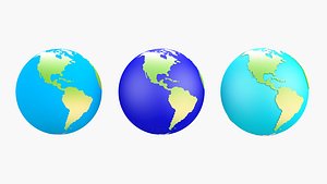 3D Earth-Map Models | TurboSquid