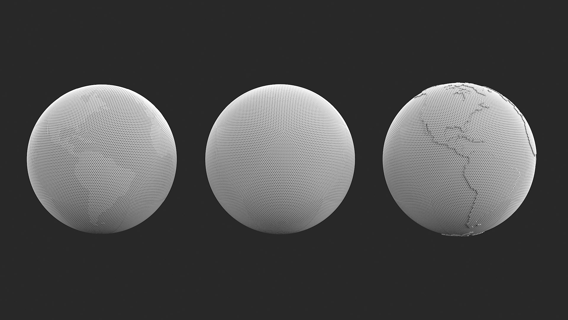 Earth Hexagons 3D Model - TurboSquid 1257984