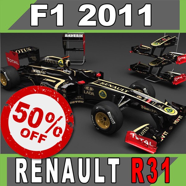 2011 renault r31 3d model