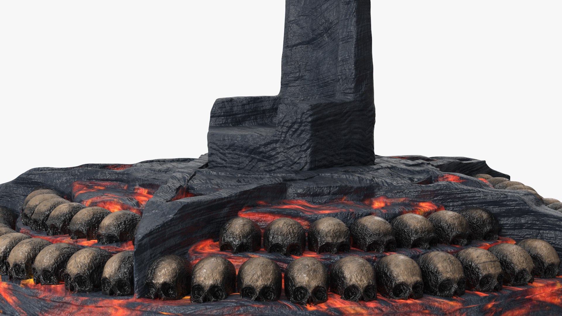 3D The Demon Throne Model - TurboSquid 2444068
