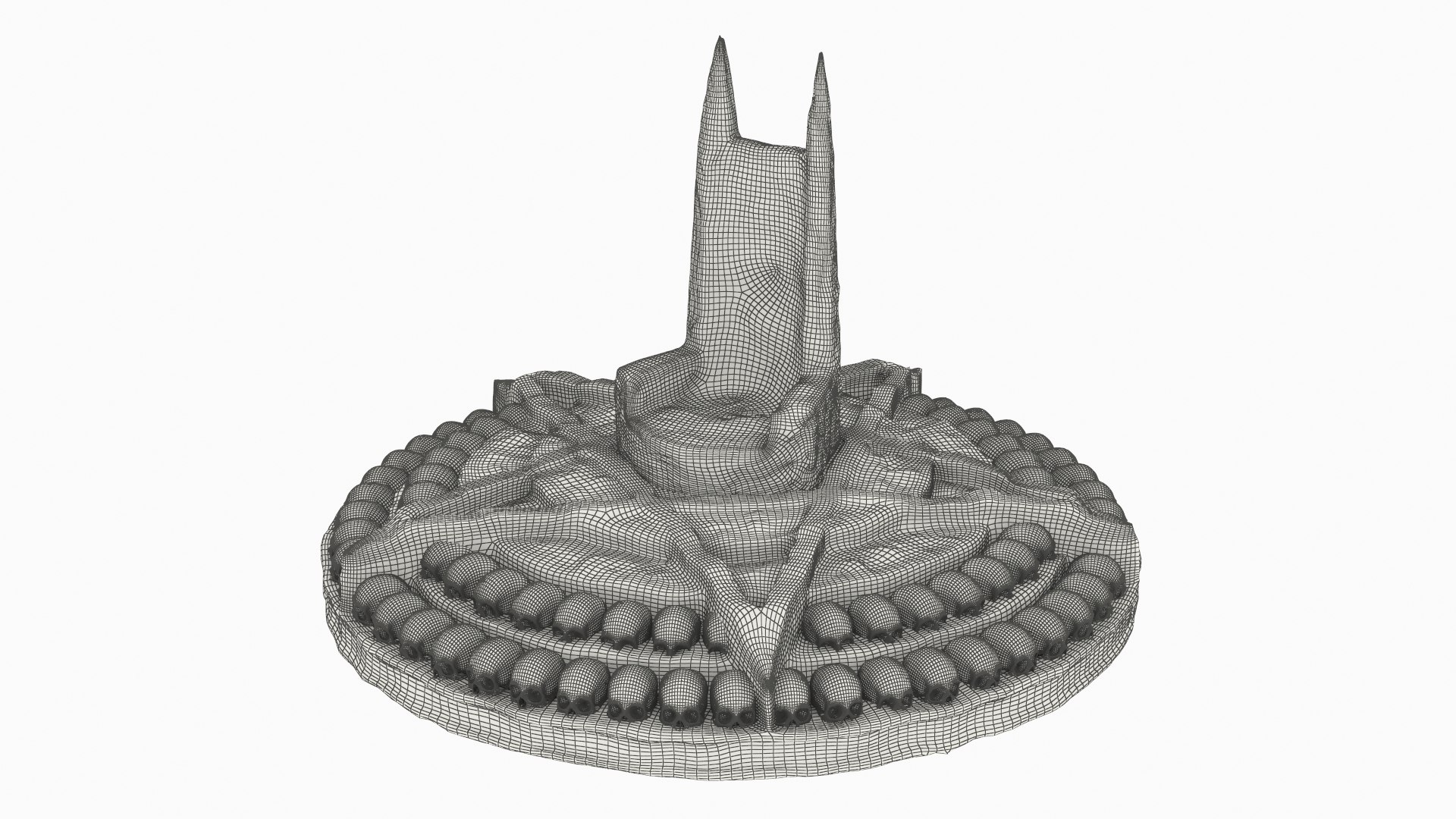 3D The Demon Throne Model - TurboSquid 2444068