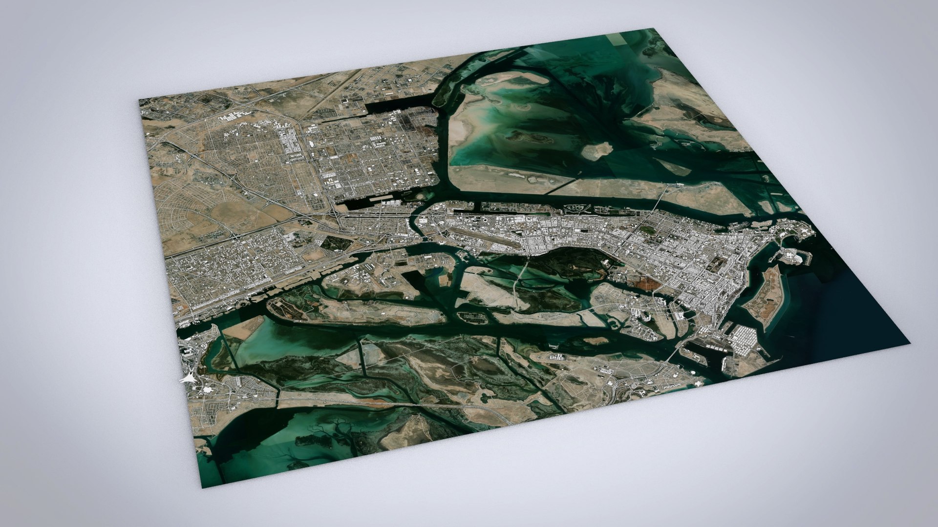 Cityscape Abu Dhabi United Arab Emirates 3D Model - TurboSquid 1796902